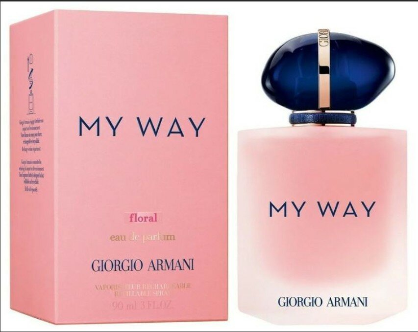 Giorgio Armani My Way женская парфюмерная вода Floral, Франция, 90 мл Refillable