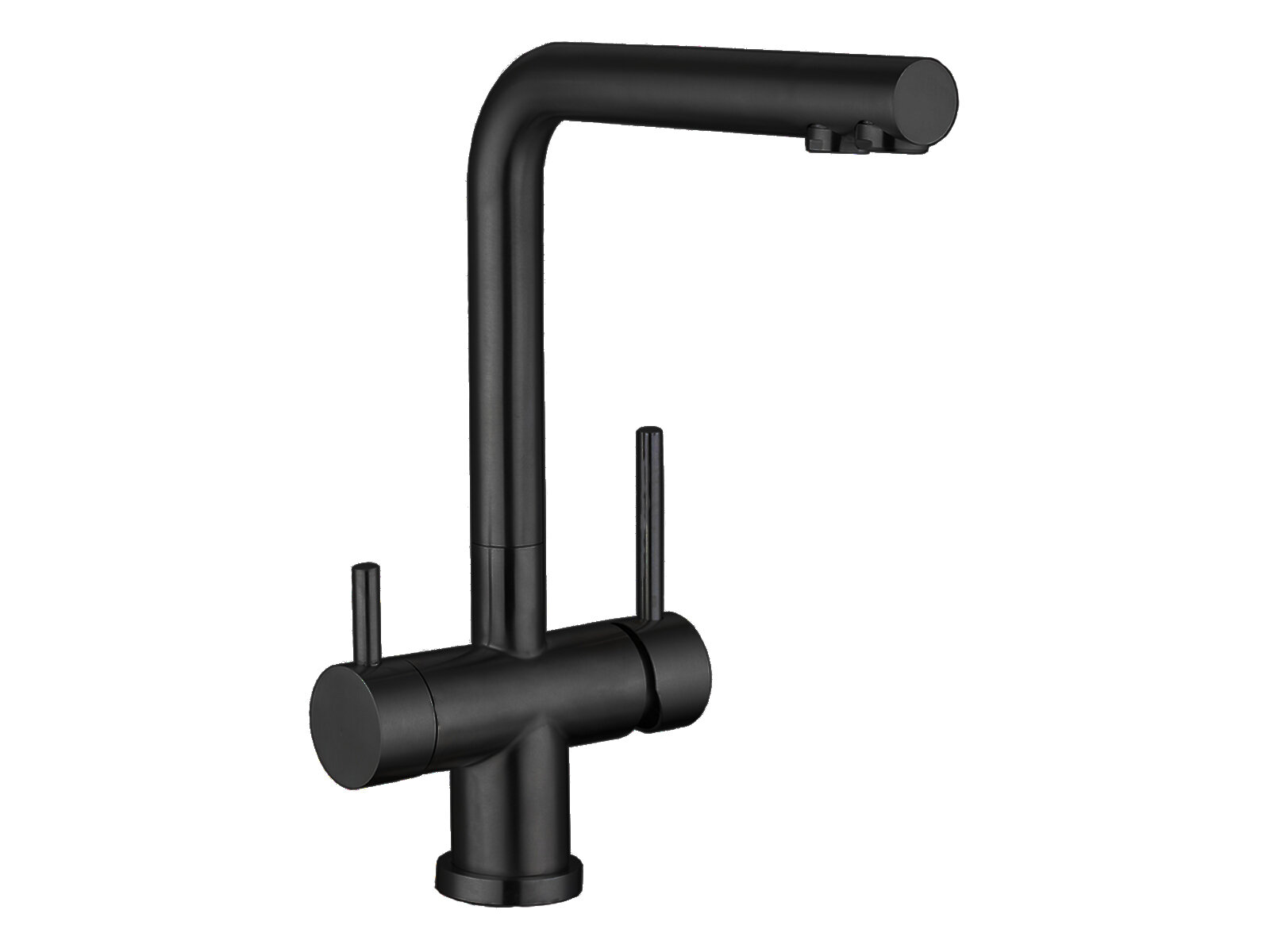 Смеситель "Longran" Sprint logic LM2192, Onyx granite/Stainless Steel
