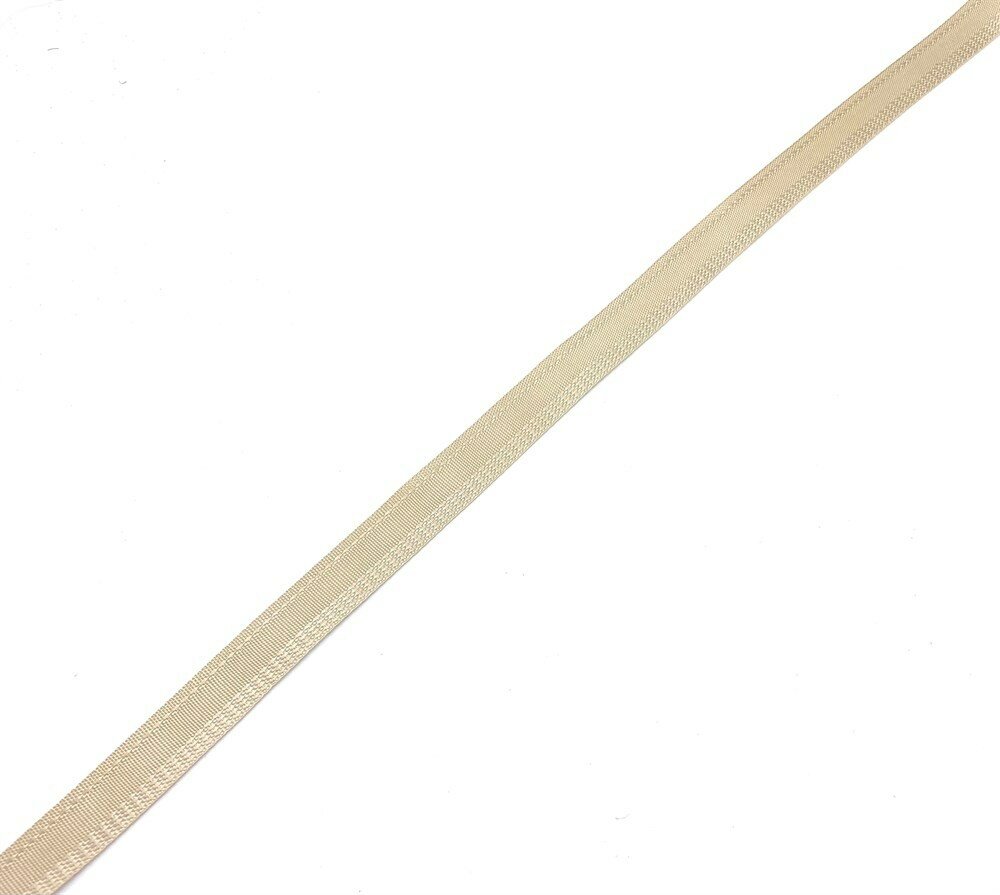 Тесьма брючная (лента брючная) шир.15мм цв. светло-бежевый упак.50 м