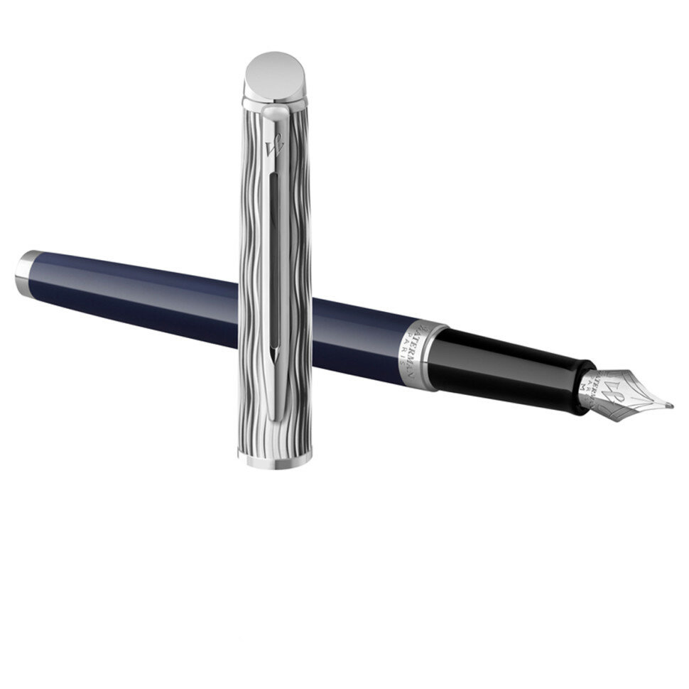 Ручка перьевая Waterman "H? misph? re SE Deluxe Blue CT" синяя, 0,8мм, подарочная упаковка, 352771