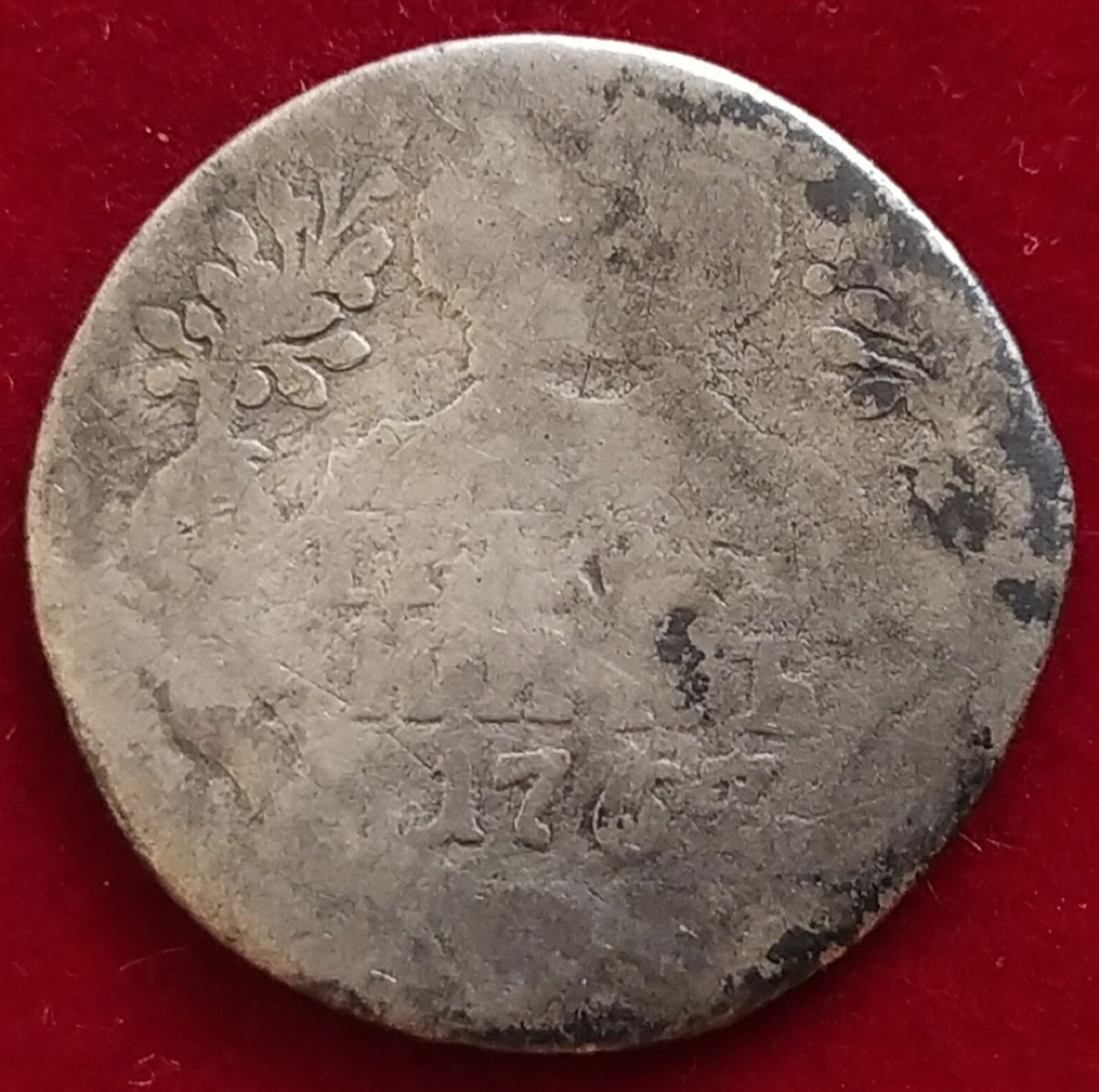 10 копеек 1767 год гривенник Екатерина ll