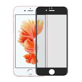 Защитное стекло 2.5D для iPhone 7 Plus, 8 Plus Черный