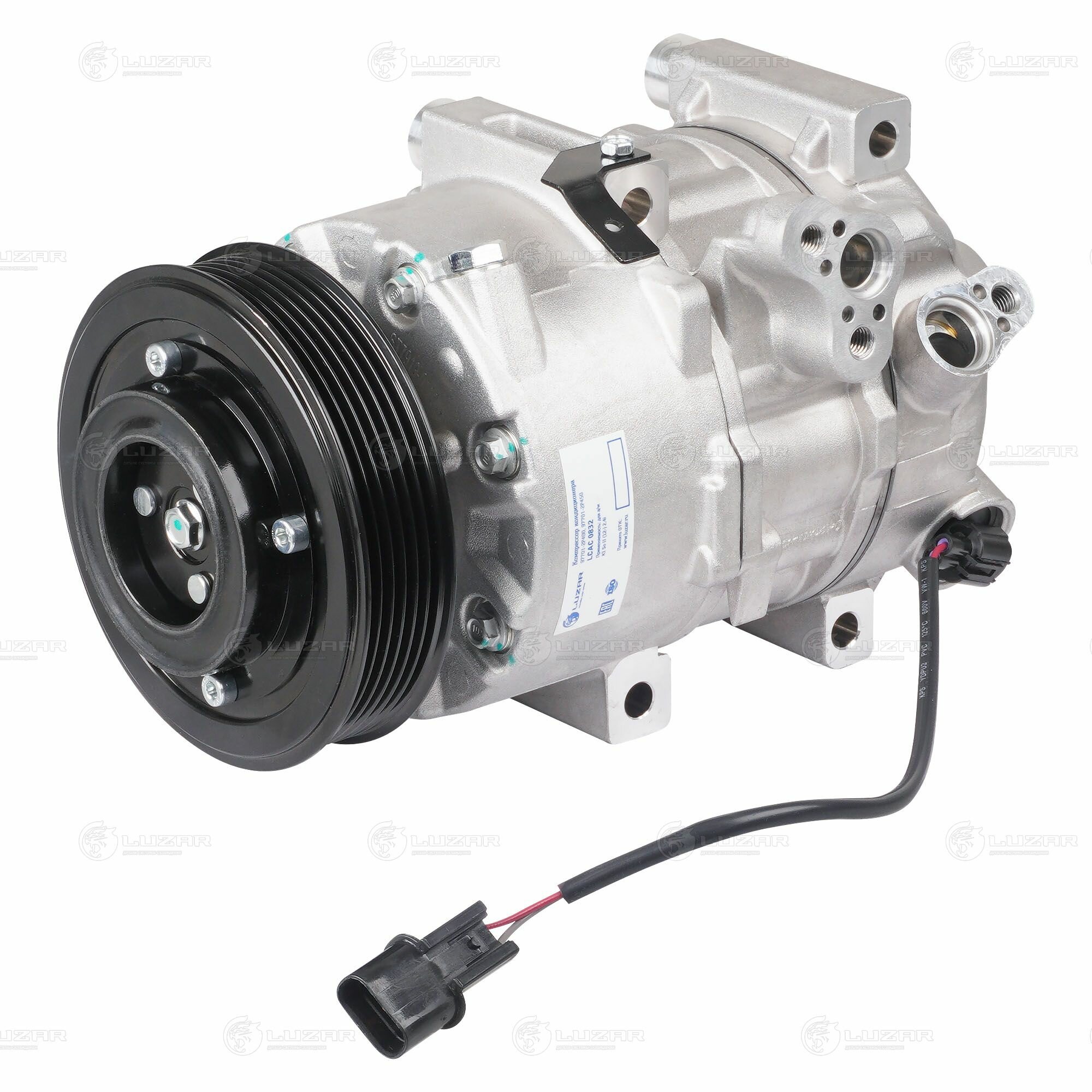 Компрессор кондиционера LUZAR LCAC0832, для Kia Sorento, металл, пластик