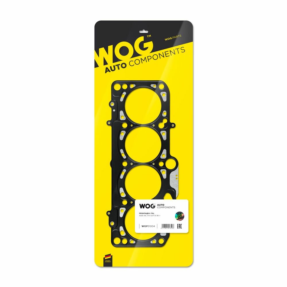 Пpокладка ГБЦ (головки блока цилиндров) металлическая многослойная, изготовленная по технологии "Абс, WOG WGP31004
