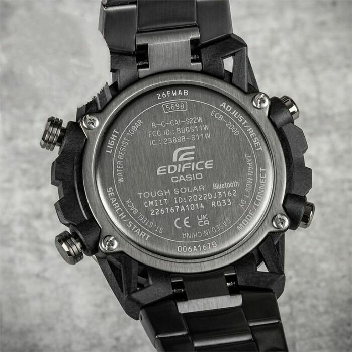 Наручные часы CASIO, серый, голубой, черный, синий — фото 1