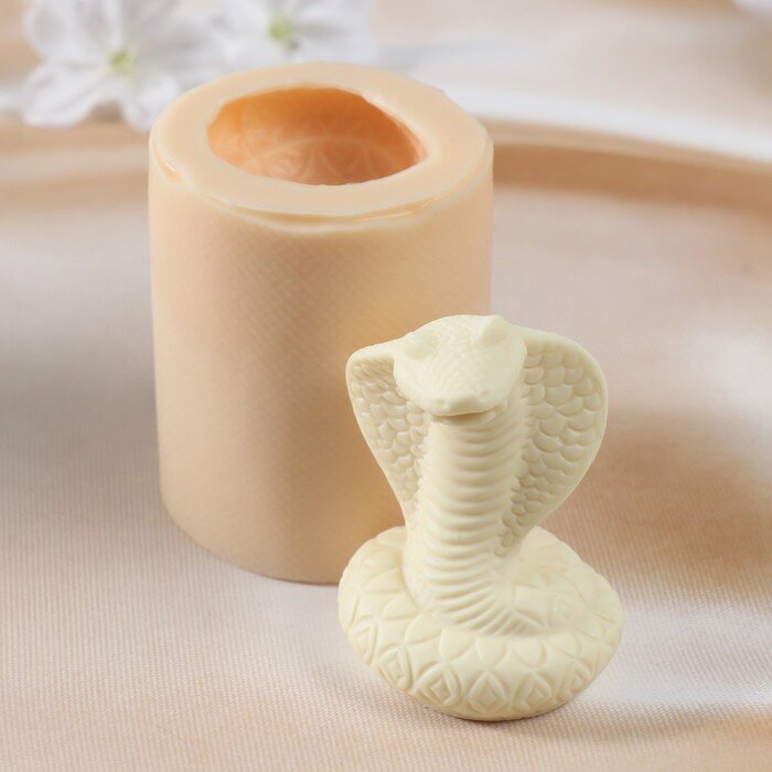 Новогодний молд силиконовый "Змея №7" 7,5х5,5х5 см, 10418313