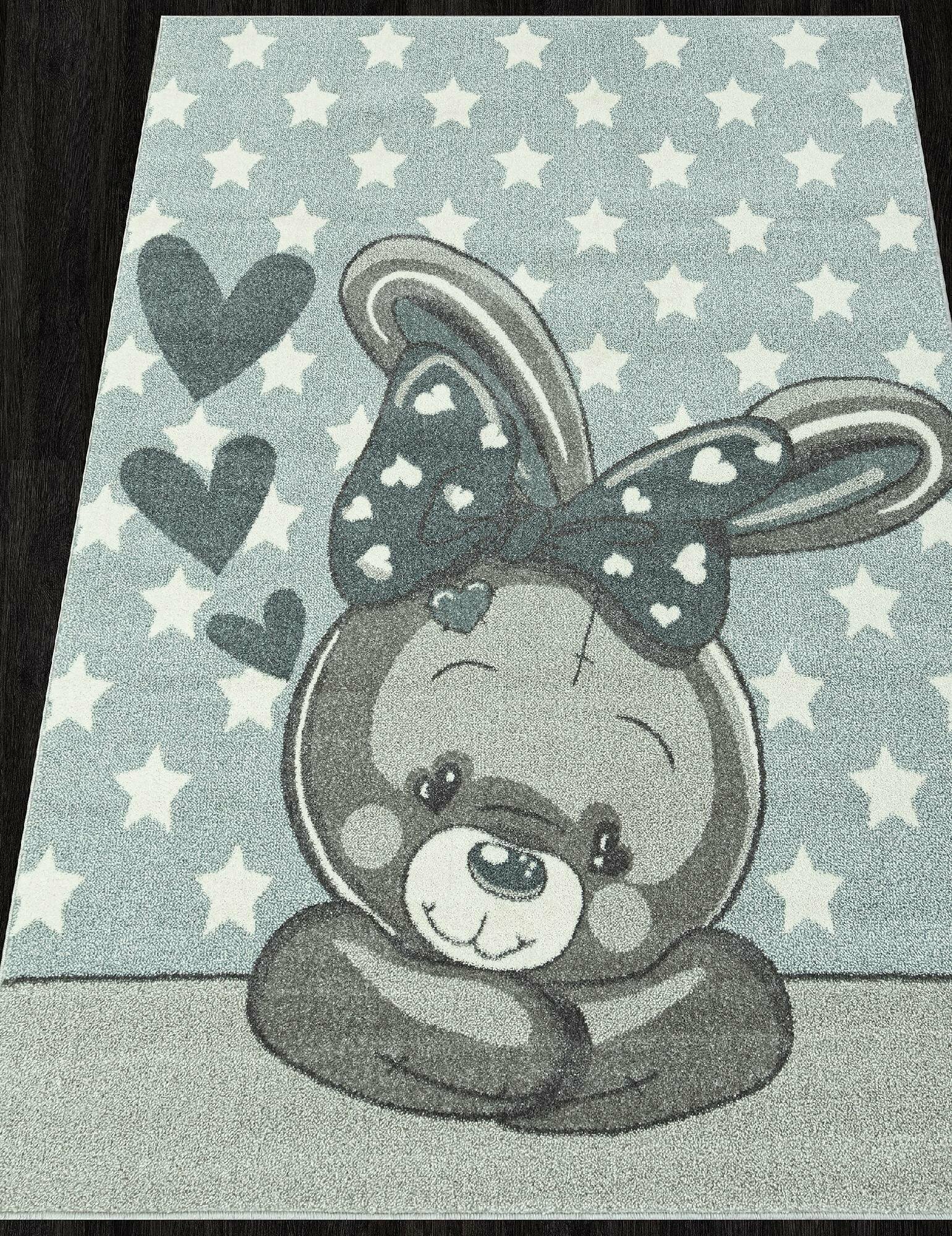 Детский ковер на пол в детскую в спальню 160х230 см детский ворс 10 мм 319106 KoverVDom