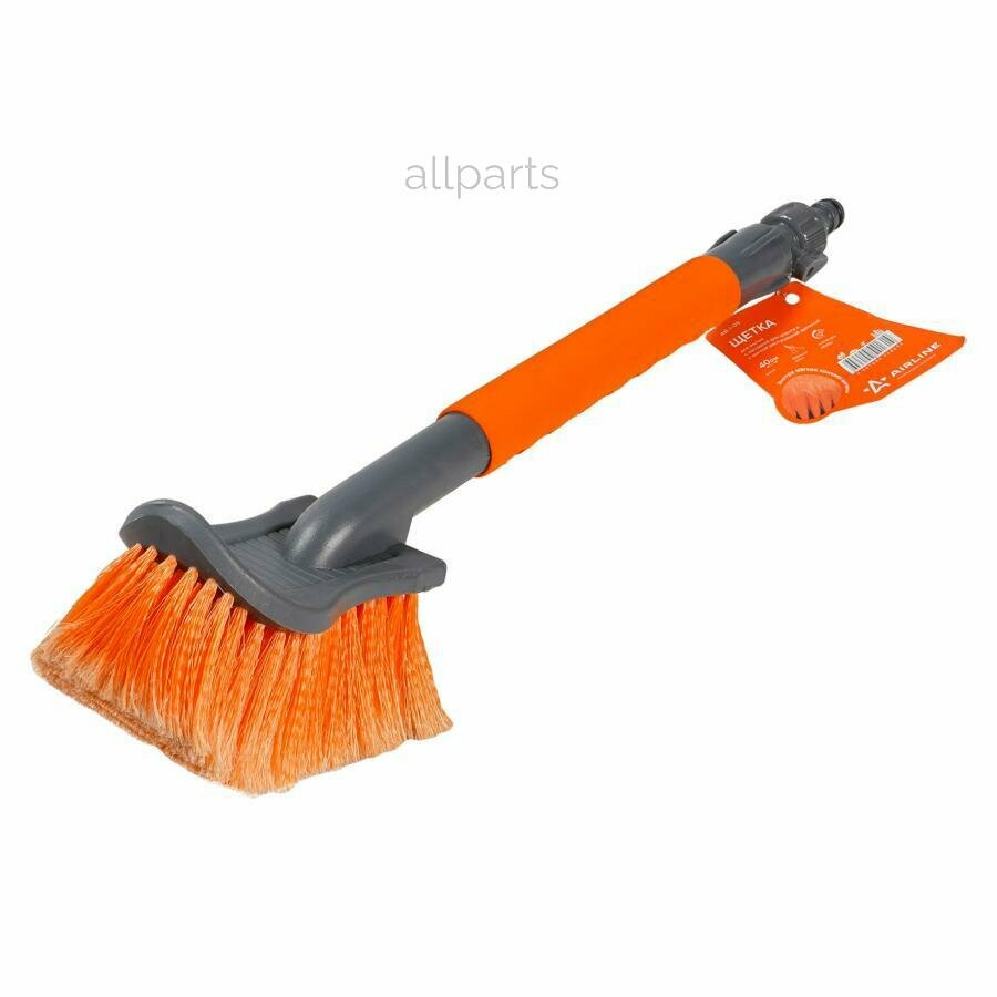 AIRLINE AB-I-05 Щетка для мытья с насадкой для шланга, с мягкой распушенной щетиной (40 см) AIRLINE AB-I-05