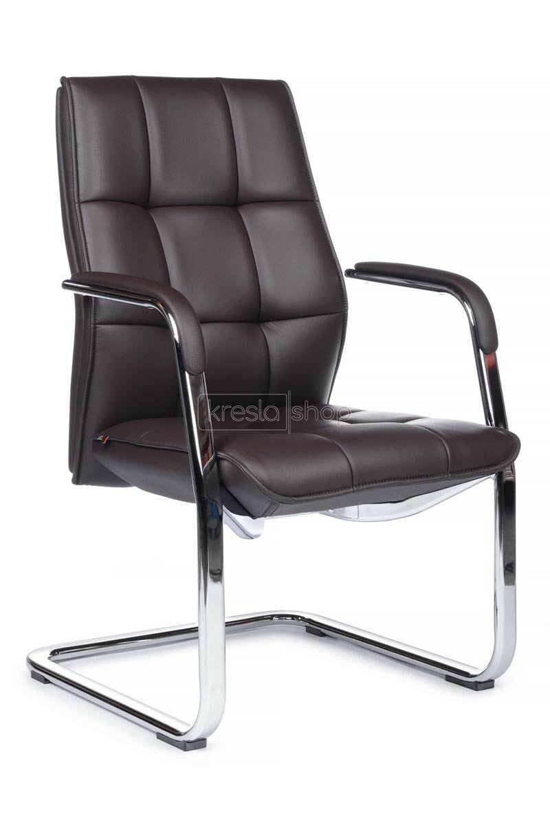 Конференц-кресло Riva Design Классик / Classic C2116 темно-коричневая кожа