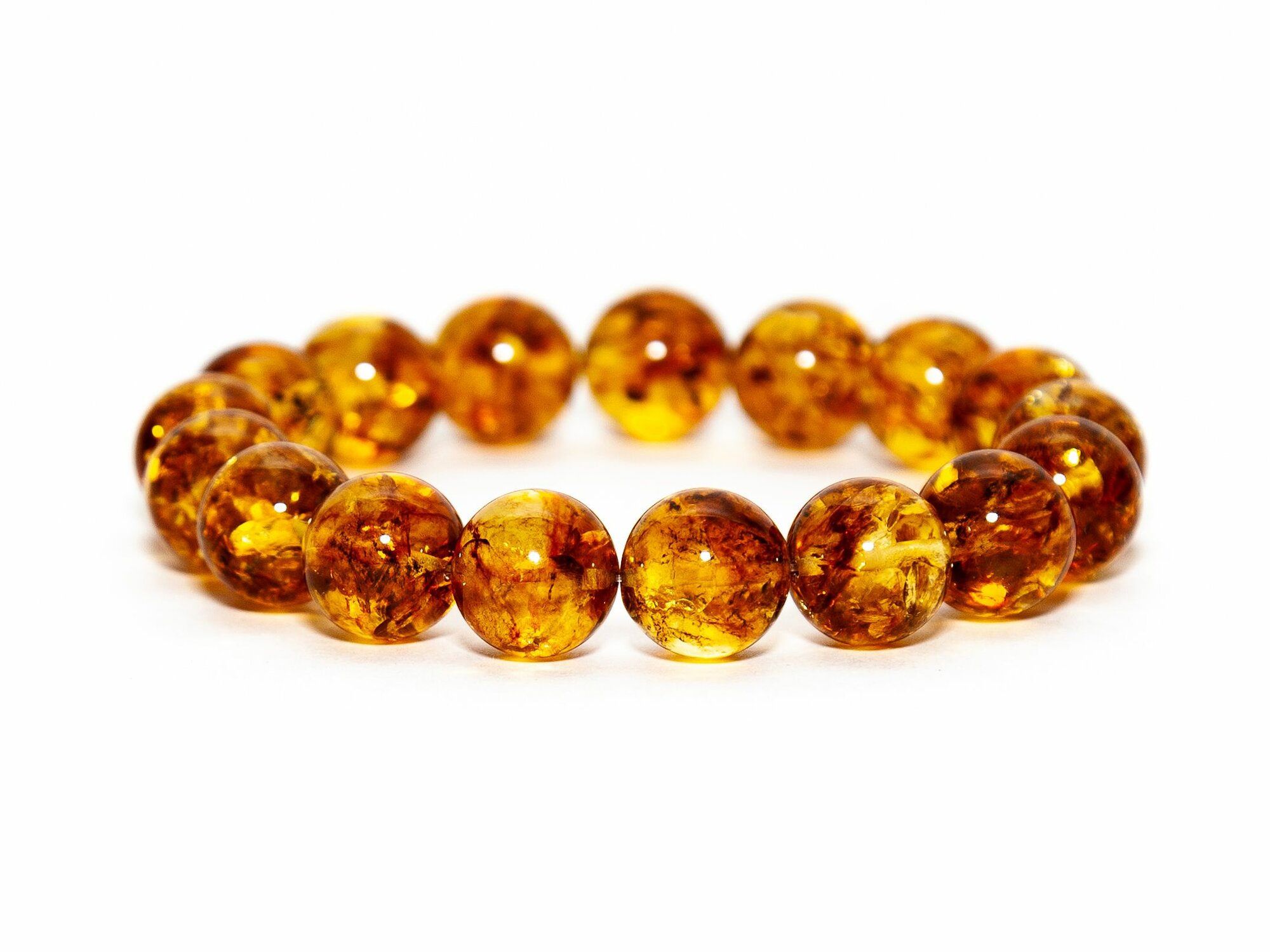 Браслет, янтарь