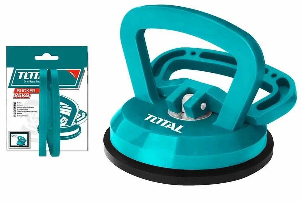 Стеклодержатель, стеклодомкрат вакуумный, двойной max-50кг TOTAL TSP01251