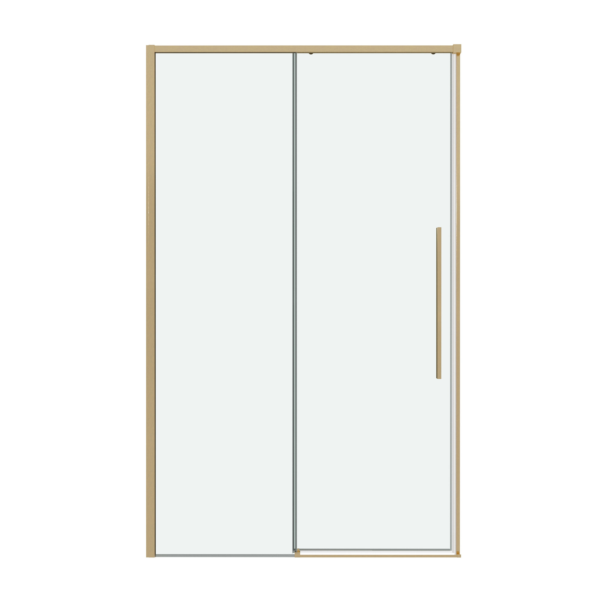 Дверь в нишу Grossman Galaxy 100. K33.01.110.32.00 (110х195) золото сатин, стекло прозрачное, раздвижна