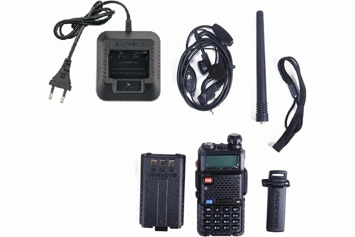 Baofeng UV-5R радиостанция с аккумулятором 1800мАч и мощностью 8W 00029186