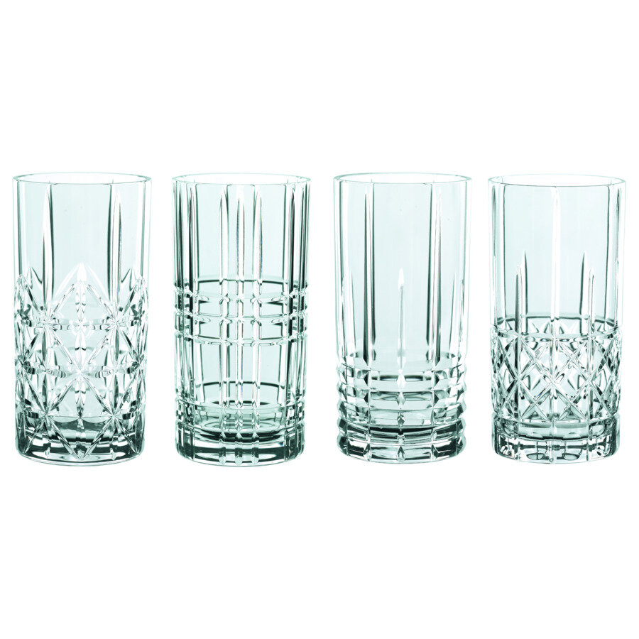 Набор стаканов для воды Nachtmann HIGHLAND 445 мл, 4 шт, стекло хрустальное