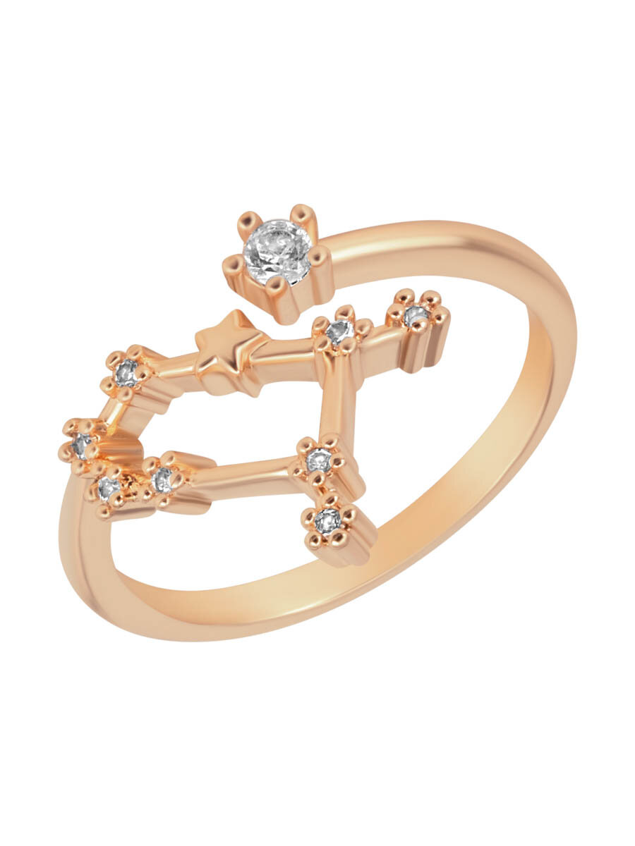 Кольцо помолвочное, фианит