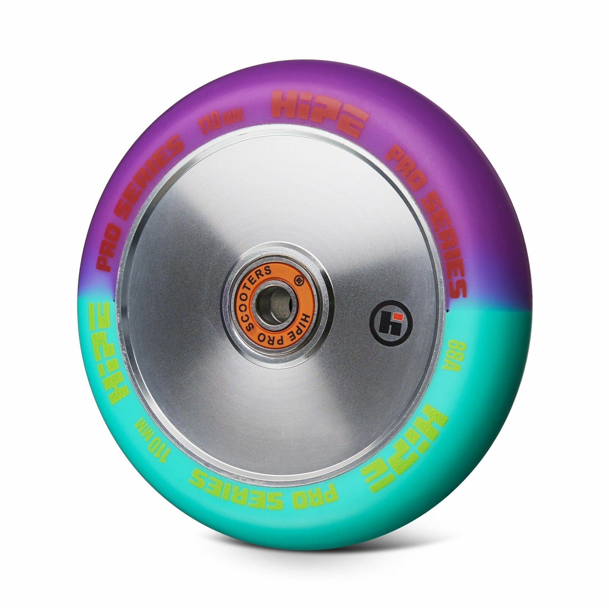 Колесо Hipe H21 для трюкового самоката, 110х24 мм, ментоловый/сиреневый