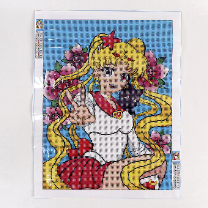 Алмазная вышивка полное заполнение "Лунная принцесса", 30*40 см, на холсте