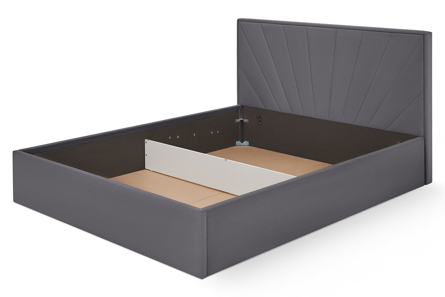 Каркас кровати Hoff Бали, 180х200 см, без основания и подъемного механизма, цвет темно-серый