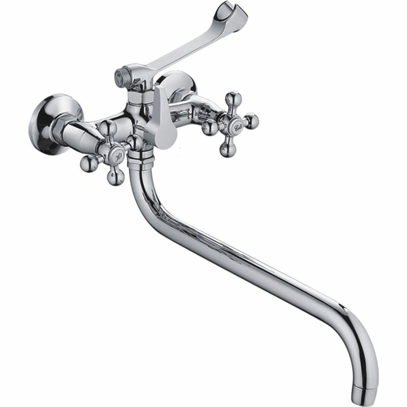 Смеситель для ванны Cron CN2619-3 универсальный Хром, стильный дизайн