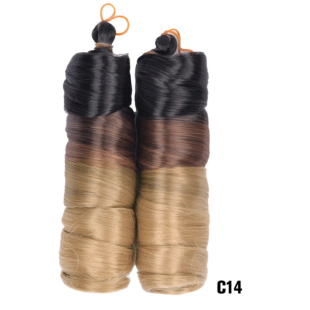 Косы спиральные Luoyudu C14, 24 дюйма, 6 шт