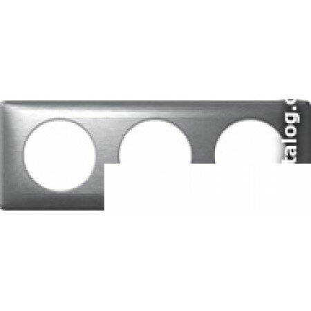 Рамка Legrand Celiane 3 поста (алюминий)