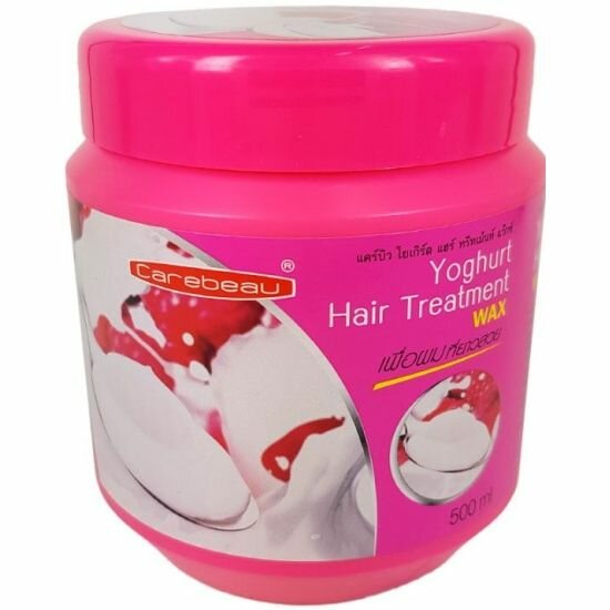 Маска для волос CAREBEAU с экстрактом йогурт, 500 мл
