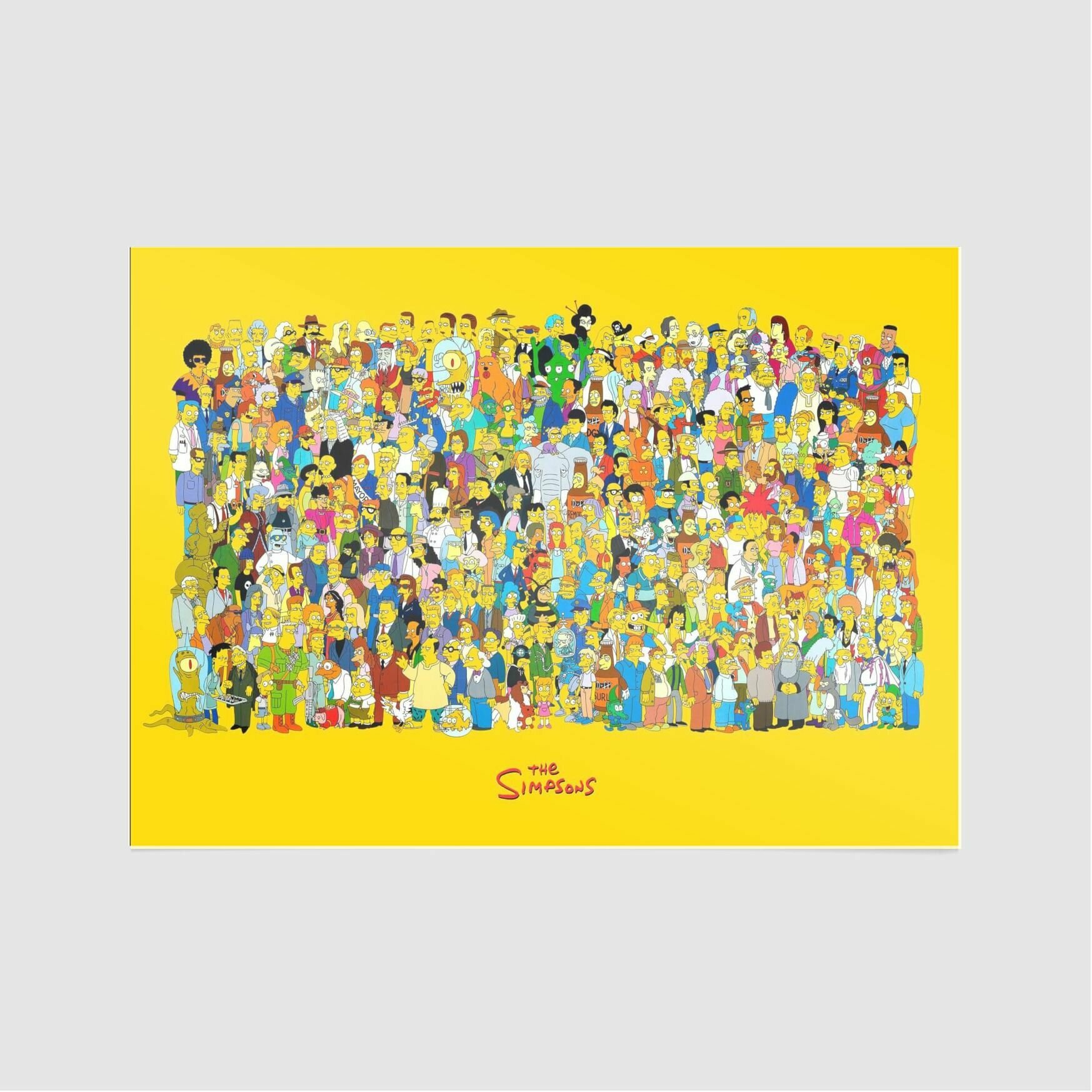 Постер (плакат) на стену Симпсоны 90x60 см. от Poster4me