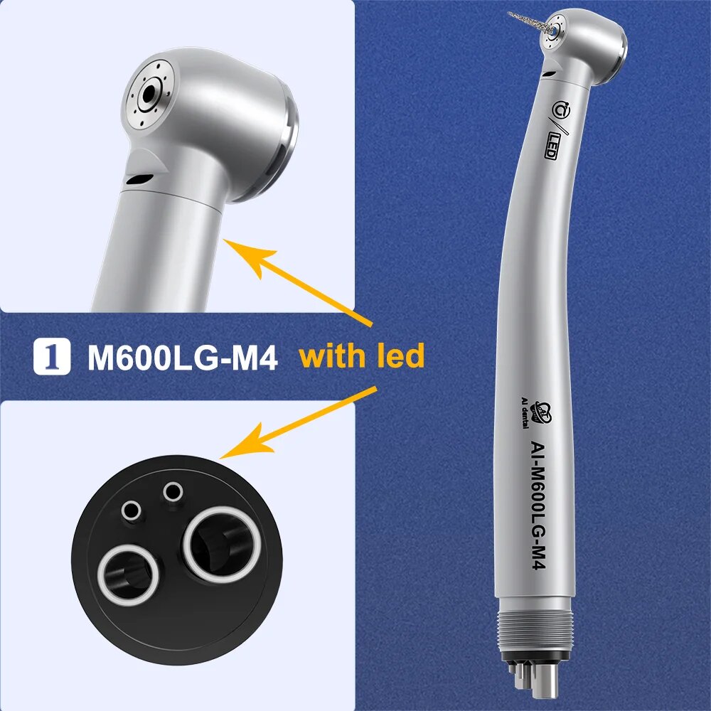 Воздушная турбина AI DENTAL M500LG/Z800LG, M600LG/Z900LG для стоматологии AI-M600LG-M4