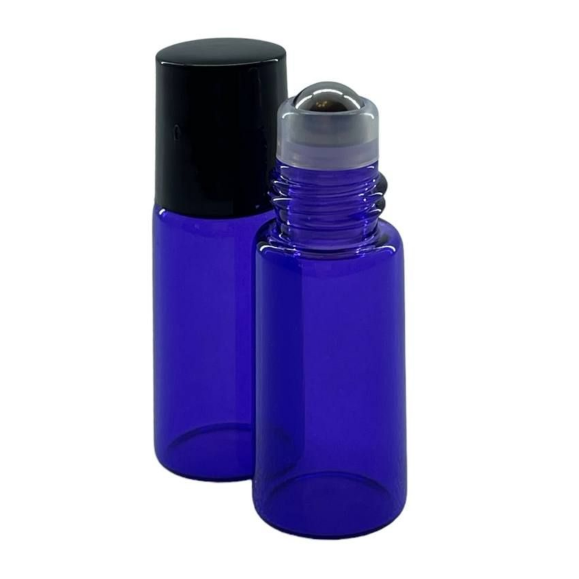 Набор роллеров для эфирных масел, флакон 3 мл, 15 штук, фиолетовое стекло