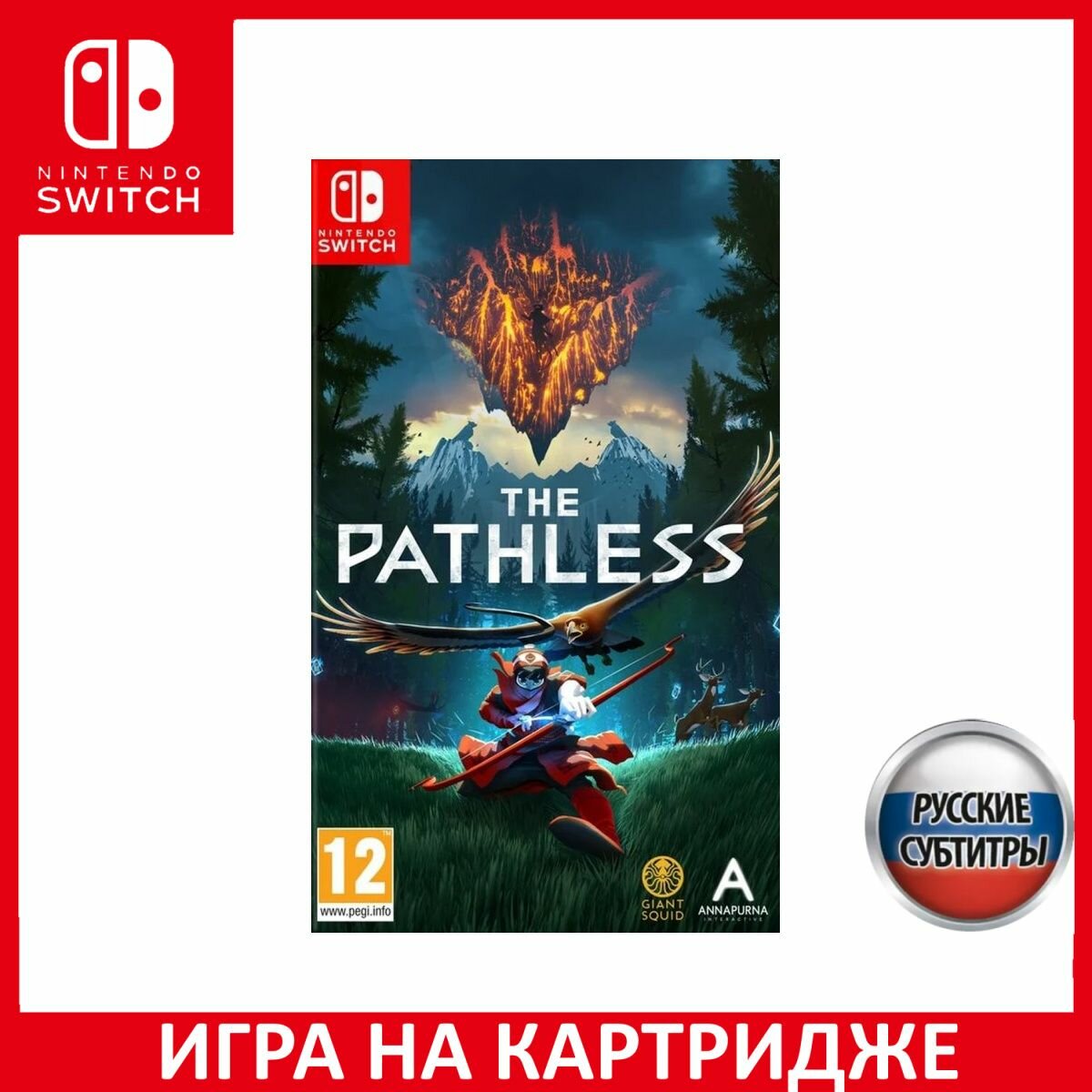 Игра The Pathless Switch Русская Версия Картридж на Nintendo Switch
