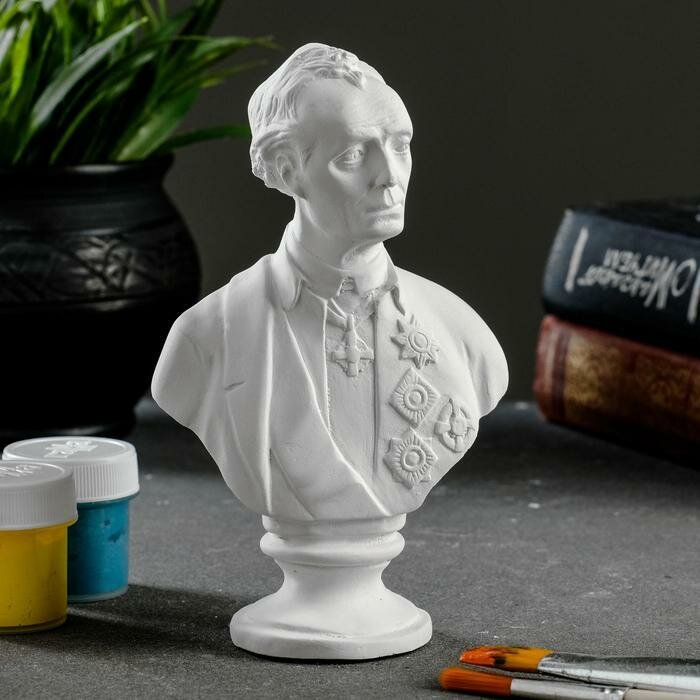 Бюст Хорошие сувениры бюст Суворов, гипсовый, 13х10х5 см