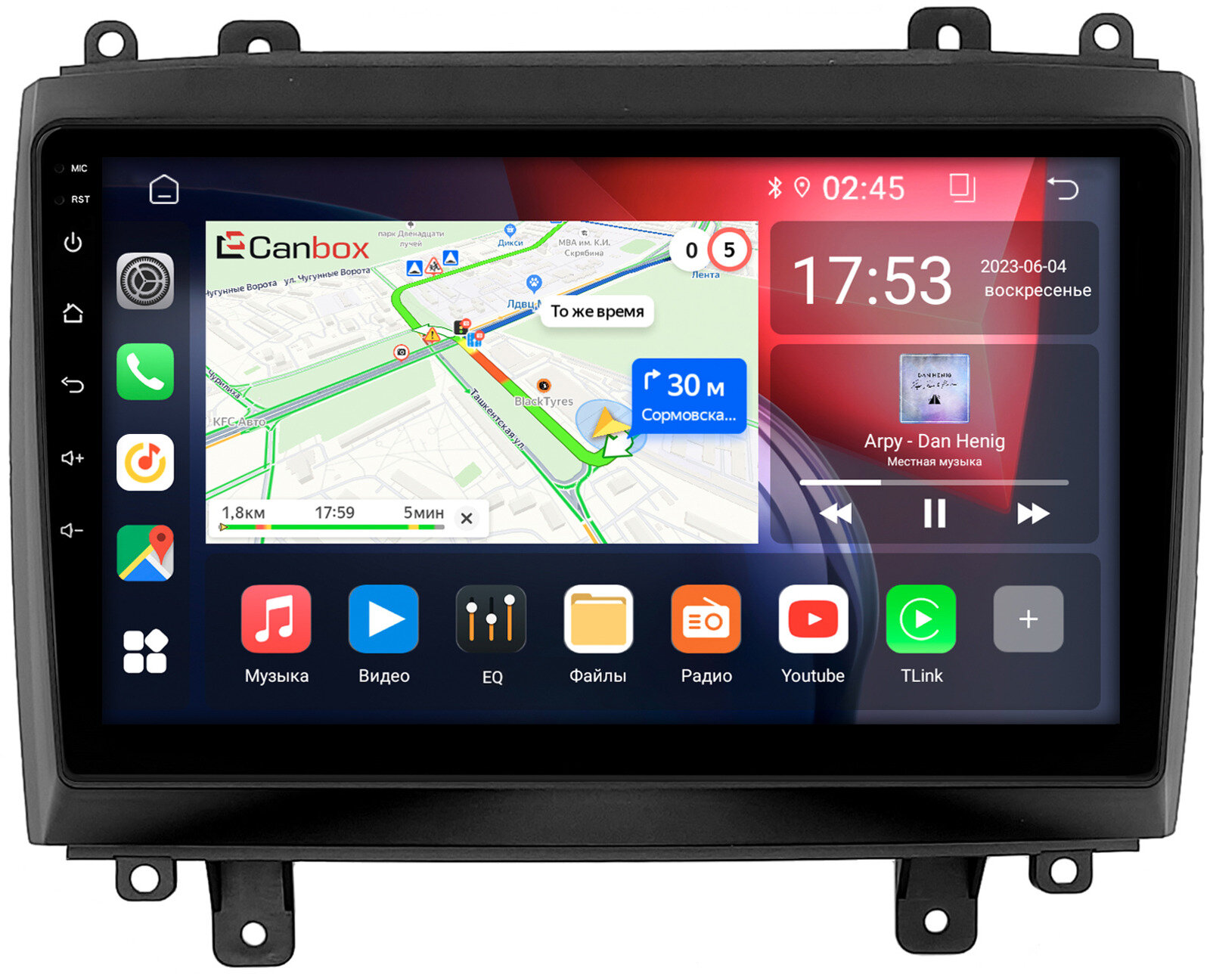 Штатная магнитола Canbox GTR10-3528 для Cadillac CTS, SRX 2003-2009 на Android 10 (IPS, DSP, CarPlay)