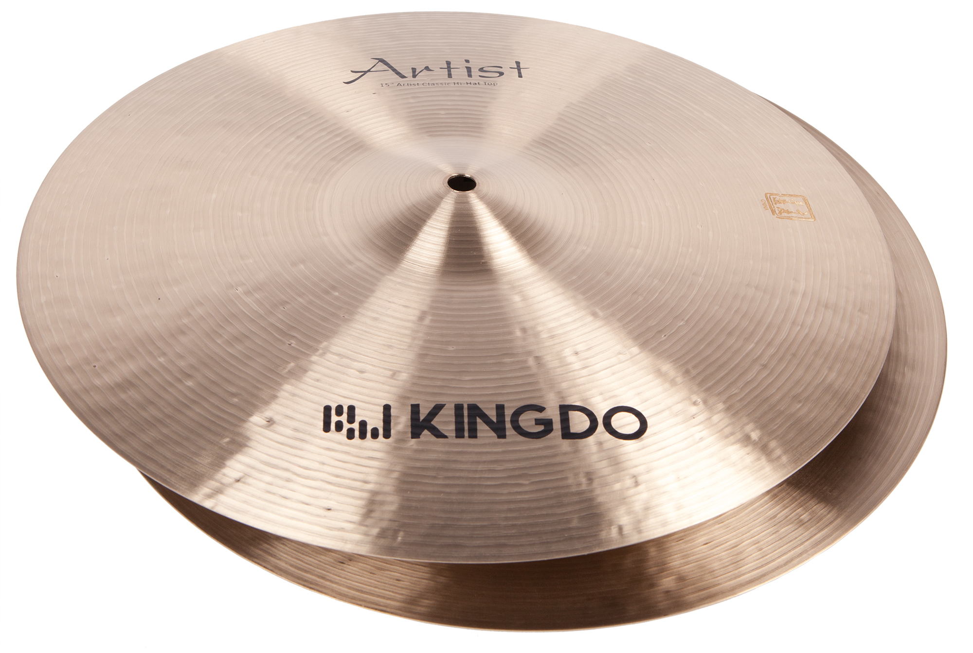 KINGDO 15" ARTIST CLASSIC HI-HAT Тарелки хай-хет 15" , сплав B20, medium, ручная ковка полировка, тон мягкий и насыщенный