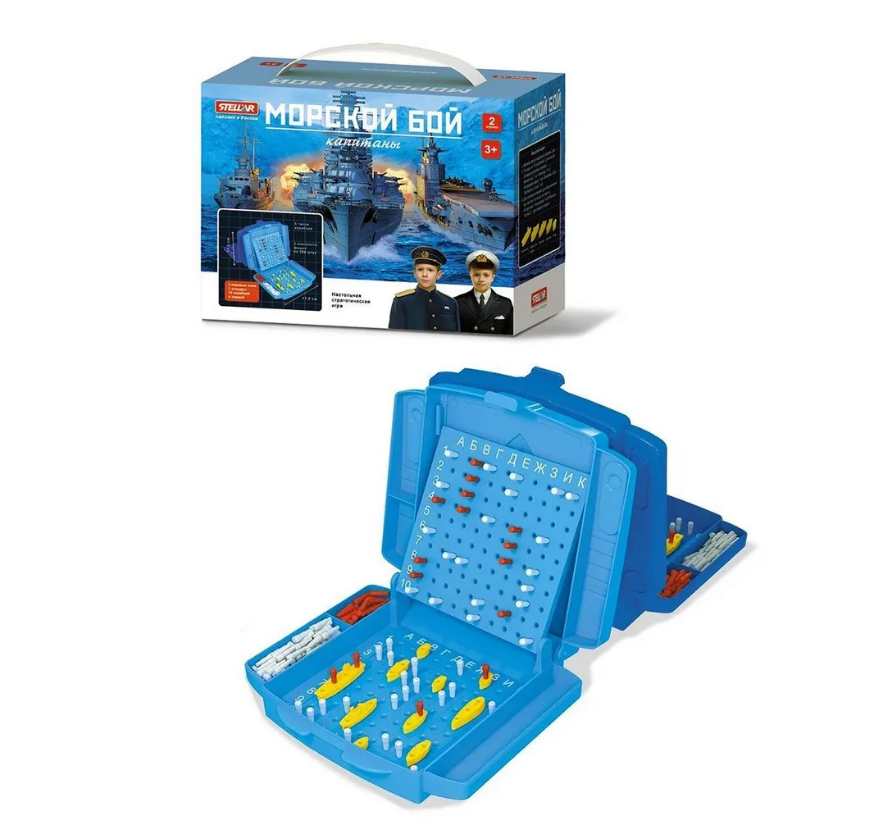 Настольная игра №61 "Морской бой. Капитаны"