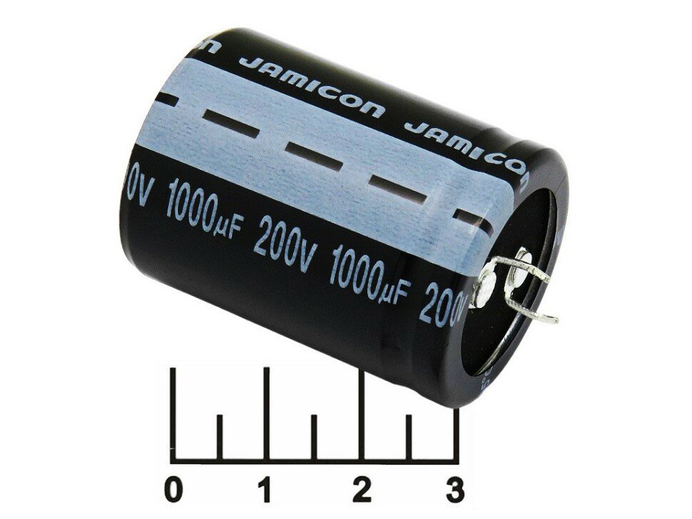 Конденсатор электролитический ECAP 1000 мкФ 200В 1000/200V 3040 105C (HS)