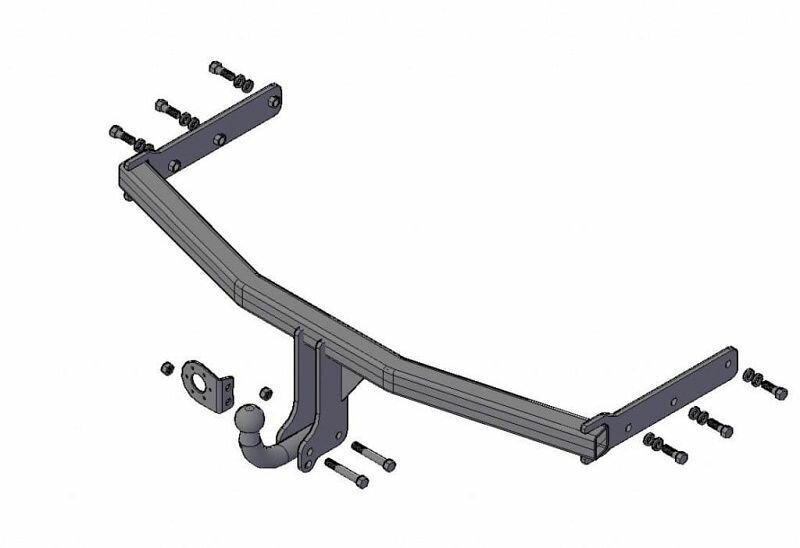 Фаркоп Great Wall Hover H3 (CC 6460KM27) 2009-2013, Great Wall Hover H5 (CC 6461KM29) 2010-2016, Haval H5 2020-2021, условно-съемный,(без электрики) Трейлер.8120