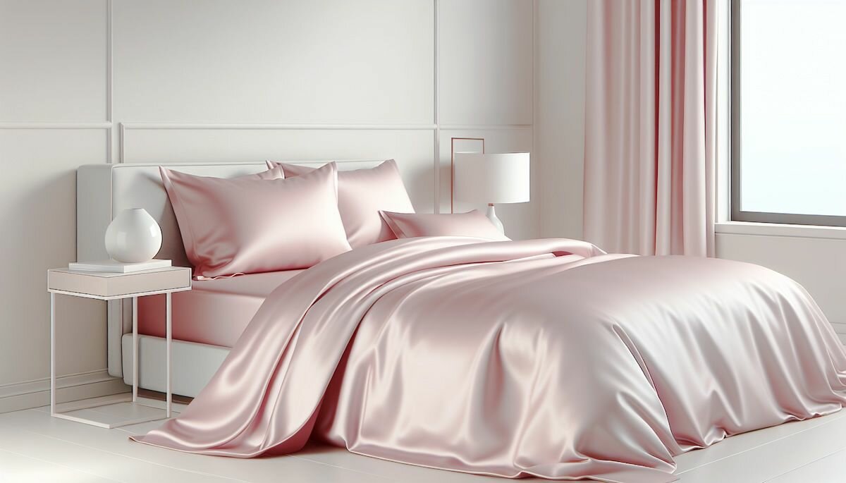 Наволочка из тенселя 50 х 70 - М - Нежно-розовый