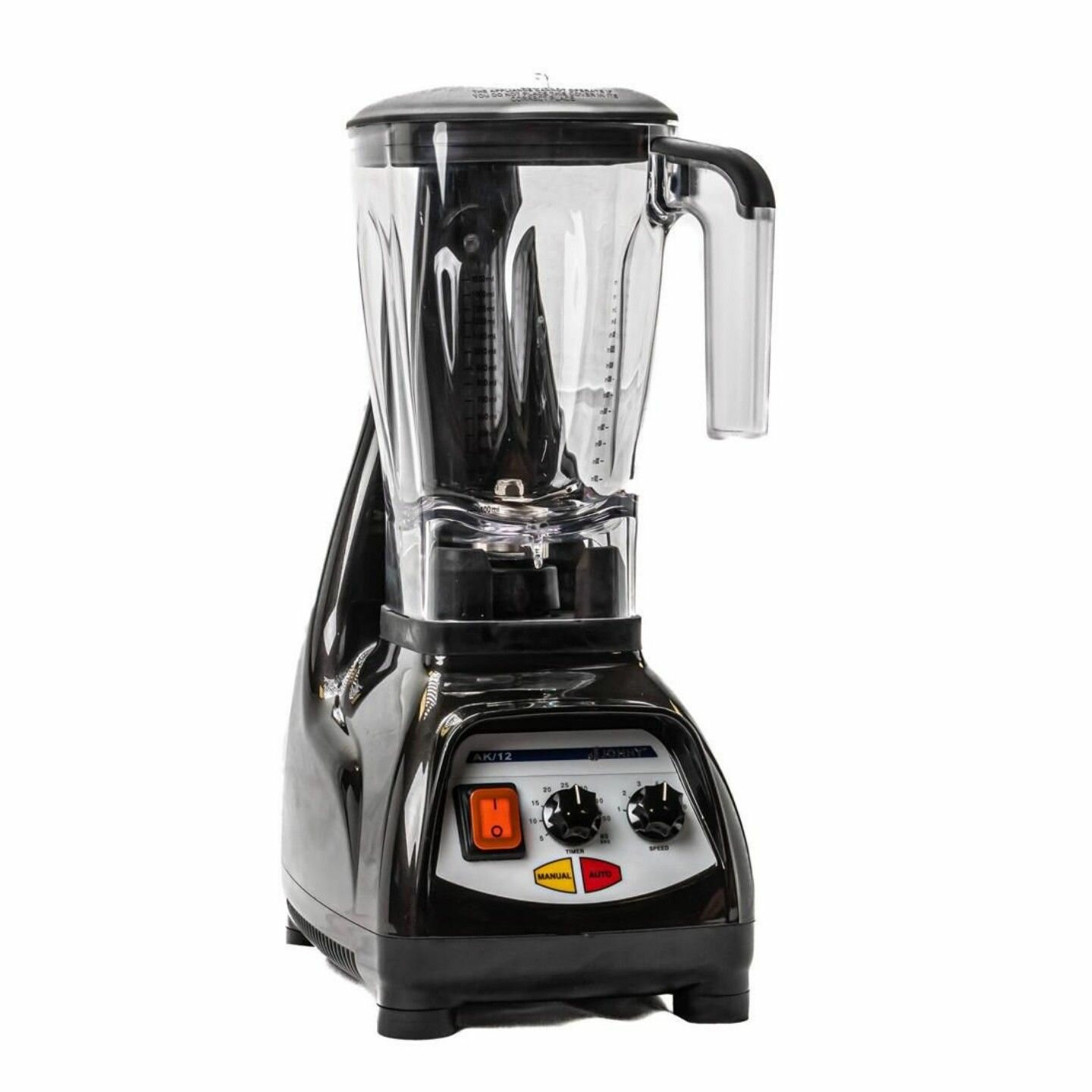 Блендер стационарный, профессиональный JOHNY AK/12 AUT темно-серый, настольный, 1.6 кВт, 2.5 л, 17000-30000 об/мин