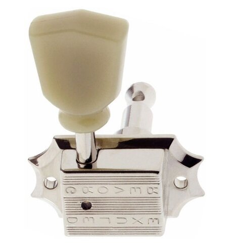 Колки 3+3 GROVER 135N, винтажные, никель