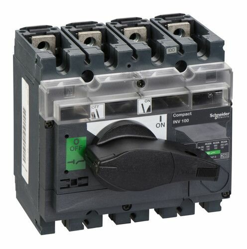 Рубильник Schneider Electric Interpact INV 100А 4P, фронтальное исполнение, 31161