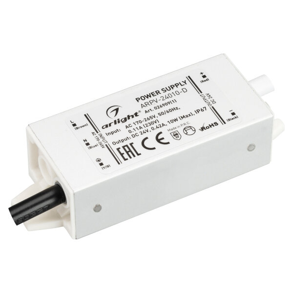 Источник напряжения Arlight Блок питания ARPV-24010-D (24V, 0.42A, 10W)