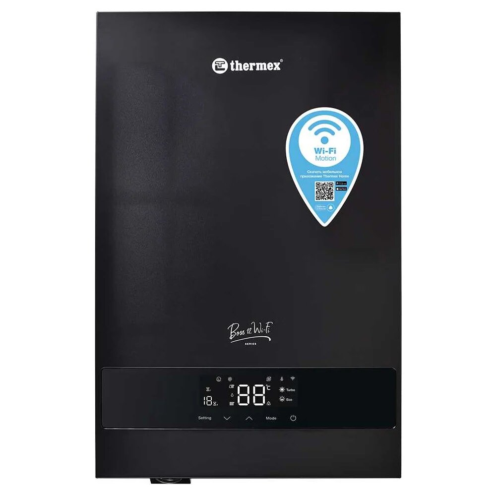 Электрический настенный котел Термекс THERMEX Boss 12 Wi-Fi (Black) ЭдЭБ04884