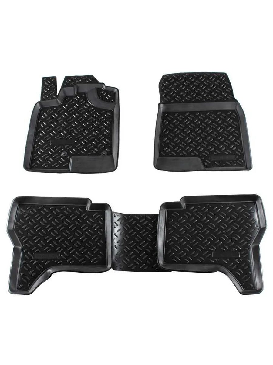 Коврики в салон с подпятником, для Mitsubishi Pajero (06-)