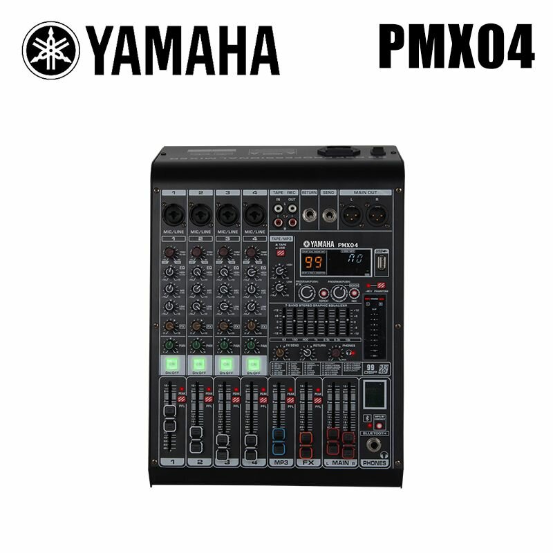 YAMAHA PMX04 реверберационный миксер с