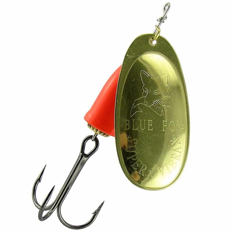 Блесна Vibrax Fluorescent 6 (Blue Fox), вращ, 18 гр - GFR