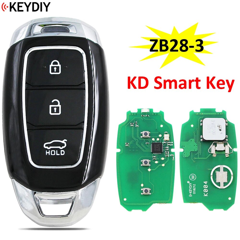 KEYDIY ZB28-3 ZB28 Универсальный KD смарт-ключ серии ZB для Φ Автомобильный ключ пульт дистанционного управления подходит для более чем 2000 моделей для Hyundai Style