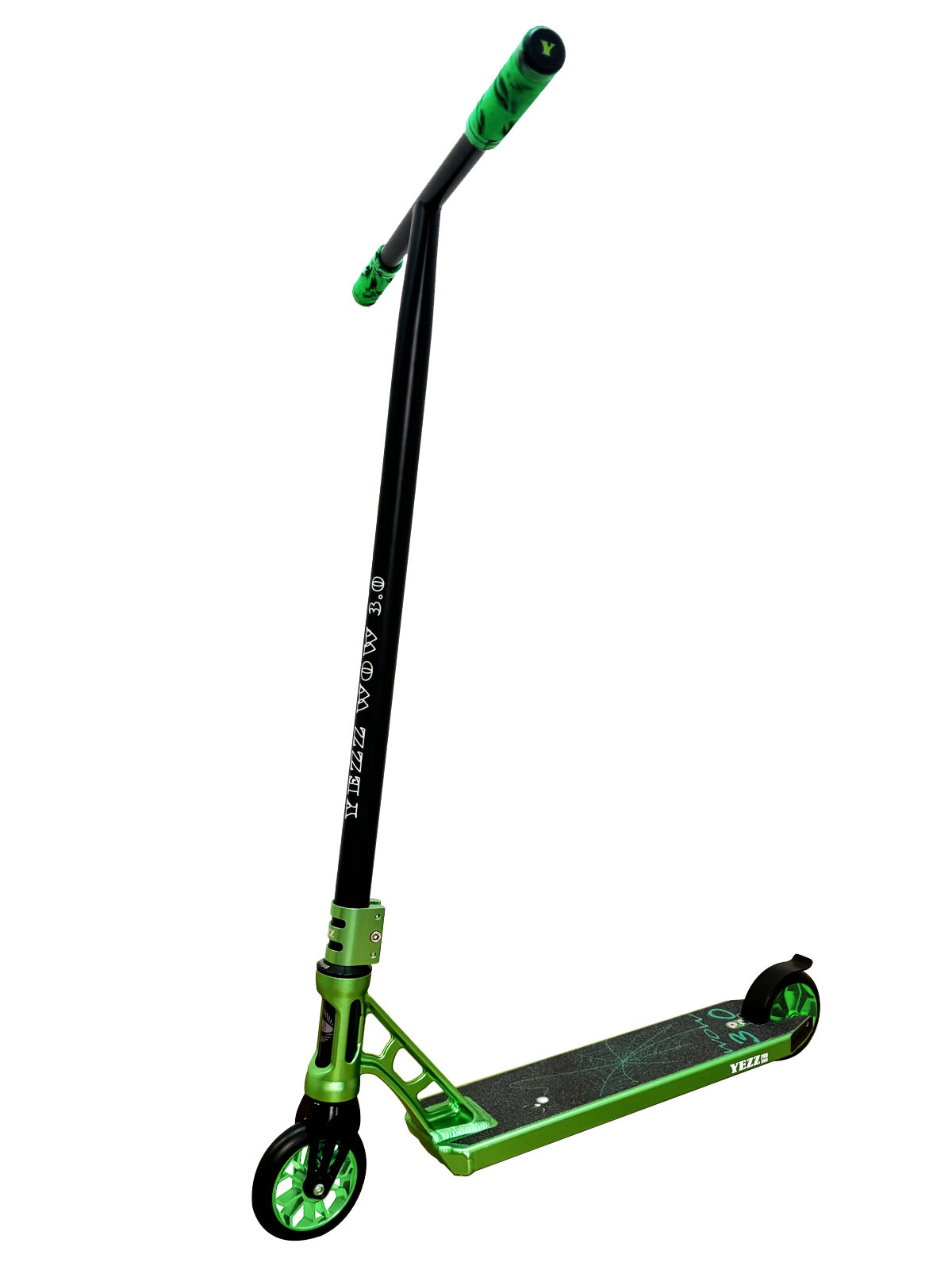 Самокат Yezz Трюковой самокат Yezz WOW 3.0 MS-185 салатовый/зеленый