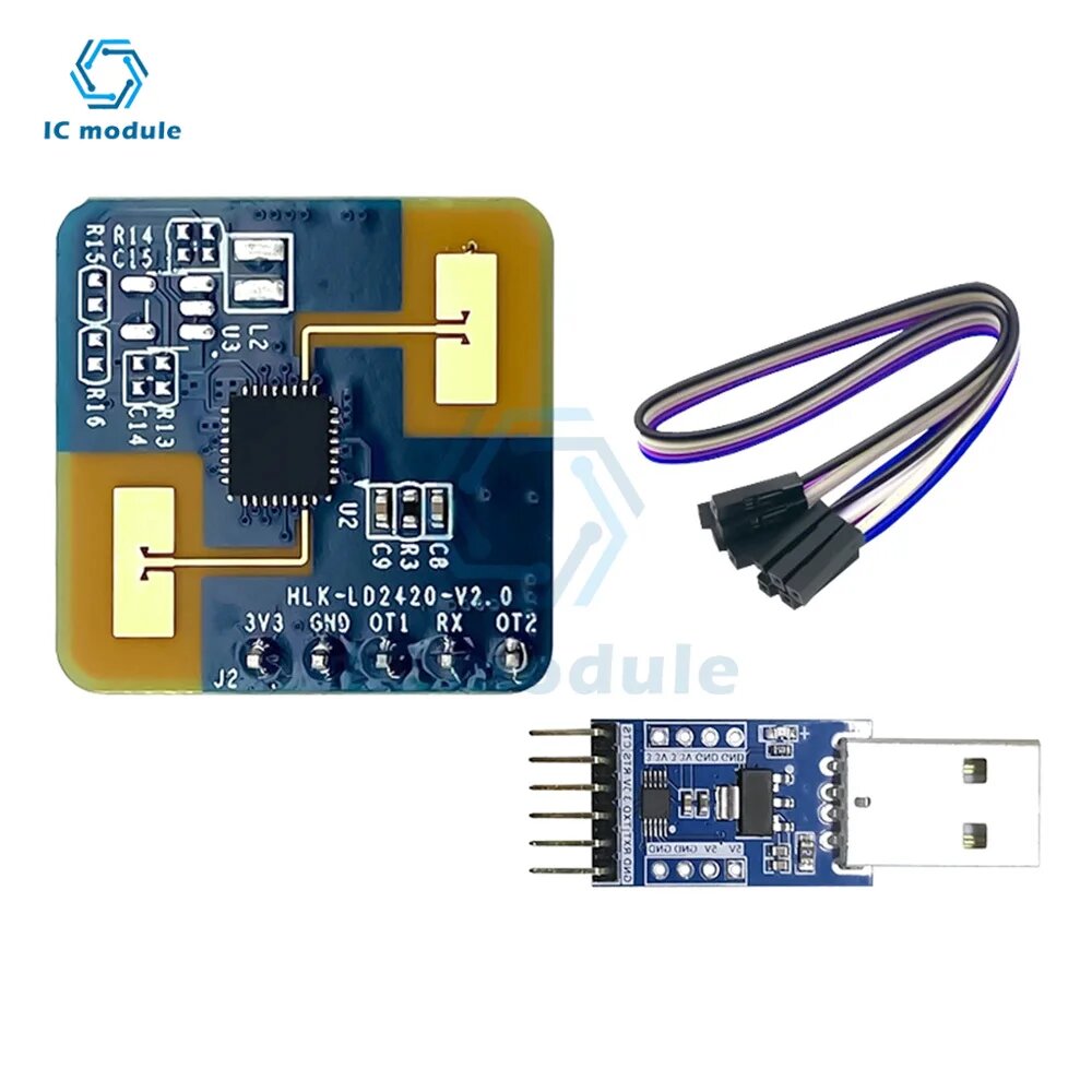 Датчик присутствия человека HLK-2420 diymore HLK-LD2420 Kit