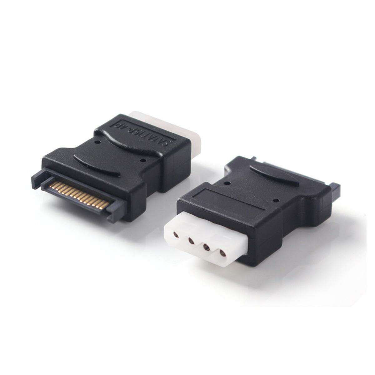 15-контактный разъем Sata Serial ATA Male на Molex IDE 4-контактный разъем Female MF-адаптер для жесткого диска