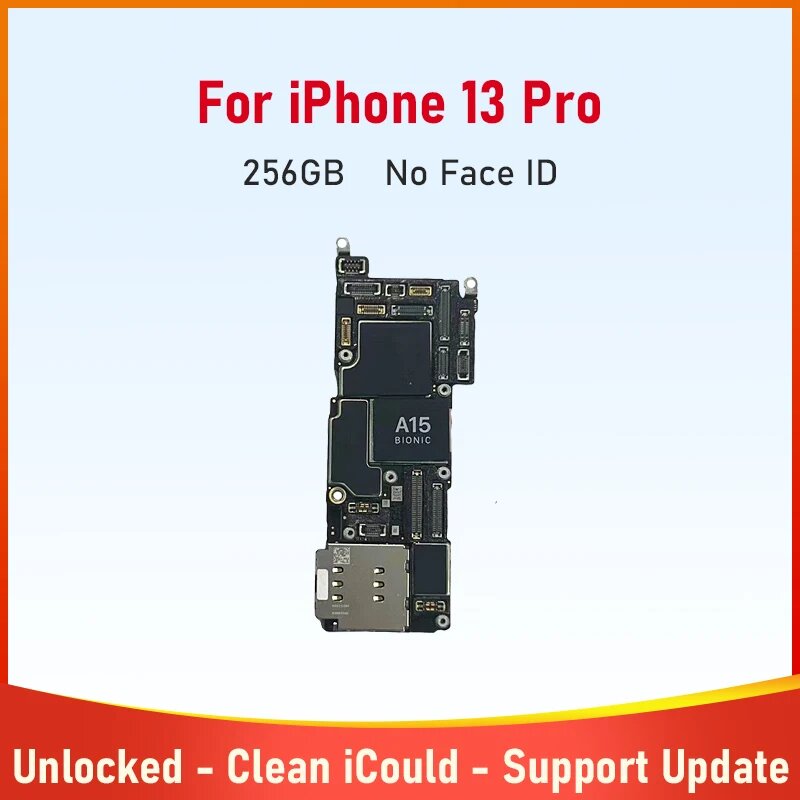 Полностью протестированная материнская плата для iPhone 13 13 Pro 13 Pro Max, 13 Pro 256g No Face